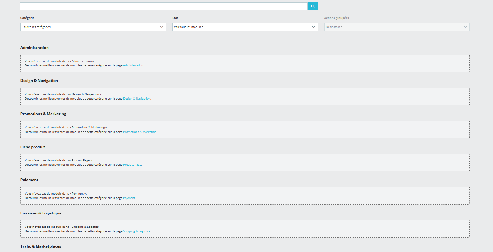 Module Manager List Unorganized When Connected To The Addon Marketplace · Issue 18909