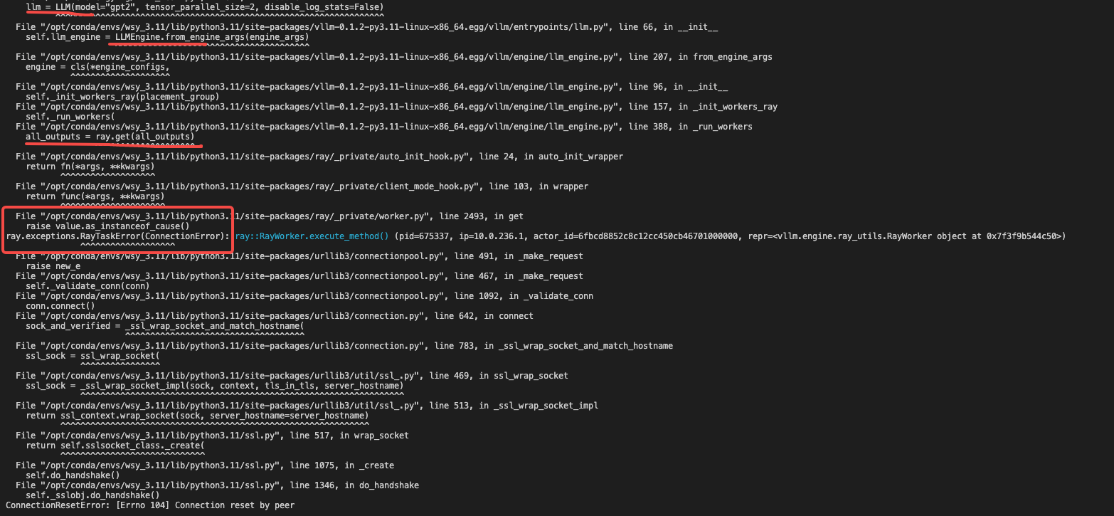 gai error: -2 - Name or service not known · Issue #557 · vllm-project/vllm · GitHub