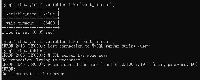 [Bug] 使用DB Client方式连接mysql，5分钟之后token就过期了，数据库断开连接 · Issue #8555 · jumpserver/jumpserver · GitHub