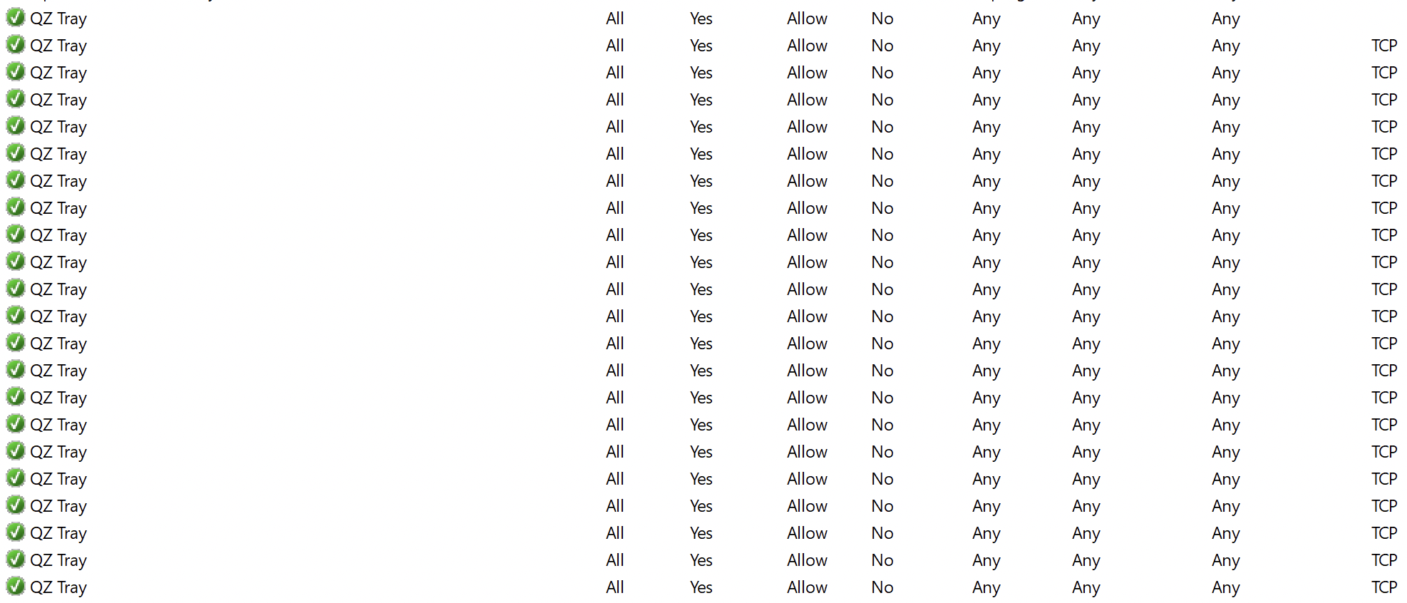 Windows Firewall rules duplicated · Issue #884 · qzind/tray · GitHub