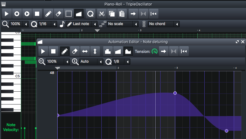 Record pitch automation directly into piano roll · Issue #3724 · LMMS/lmms · GitHub