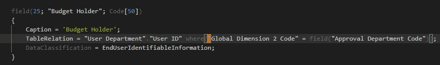 Spurious syntax errors when adding conditions to FlowField CalcFormula expression: "'FIELD ...