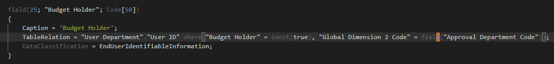 Spurious syntax errors when adding conditions to FlowField CalcFormula expression: "'FIELD ...