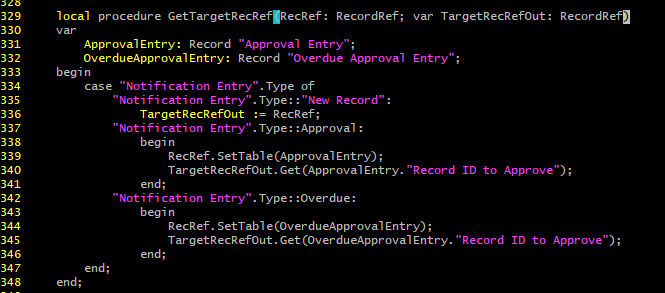 request for external - codeunit 1509 "Notification Entry Dispatcher" - GetTargetRecRef() · Issue ...