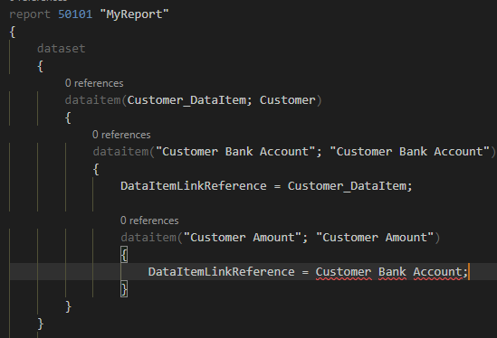 Missing intellisense in report objects · Issue #6361 · microsoft/AL · GitHub
