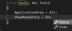 Intellisense/auto-complete for ShowMandatory property doesn't work correctly/same, e.g. won't ...