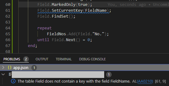 AA0210 should not warn about virtual tables, e.g. "Field does not ...