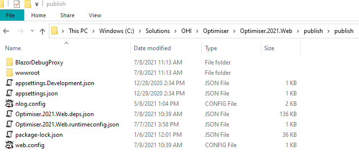 Publishing a .Net 6 application to a file directory can result in ...