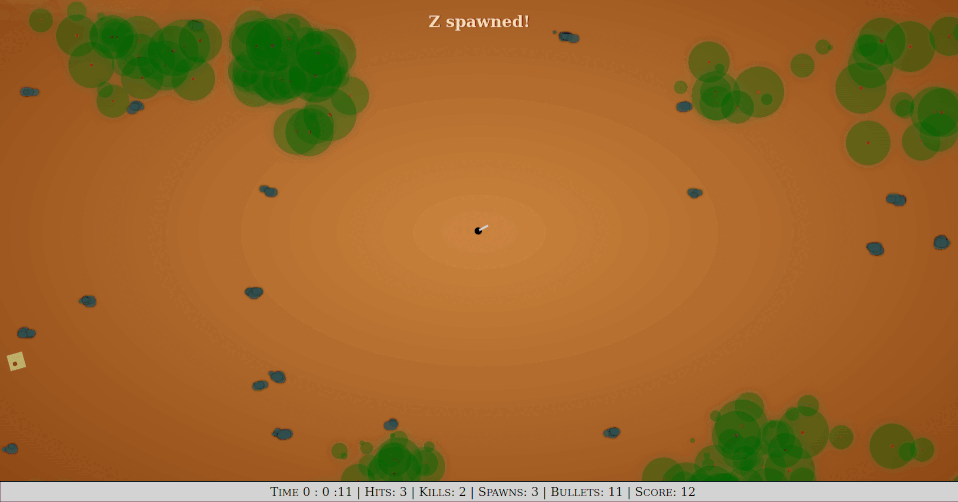 GitHub - TheRoam/endleZZ: A (silly) tiny infinite zombie game