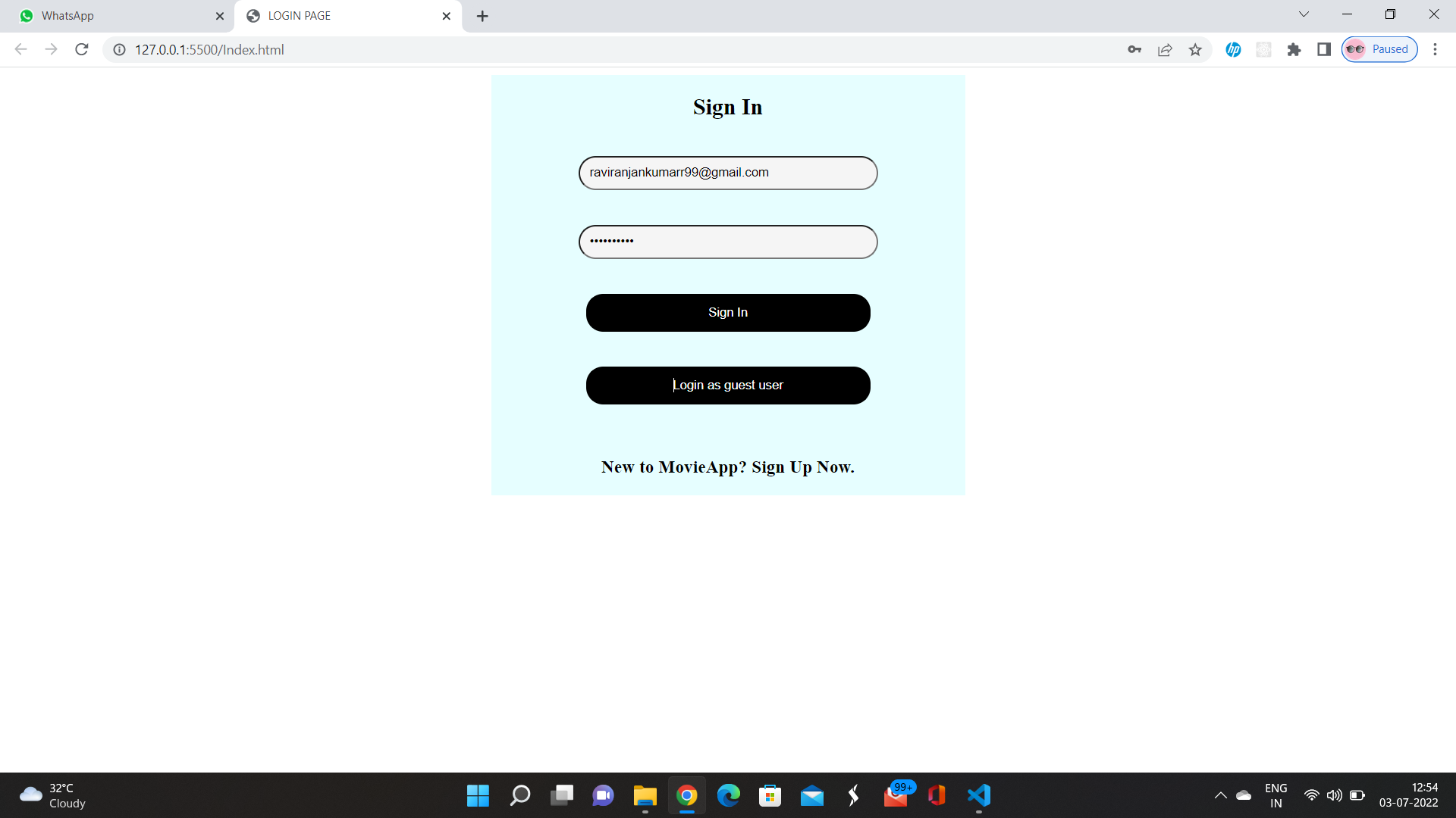 GitHub - Raviranjankumar0823/LoginPage