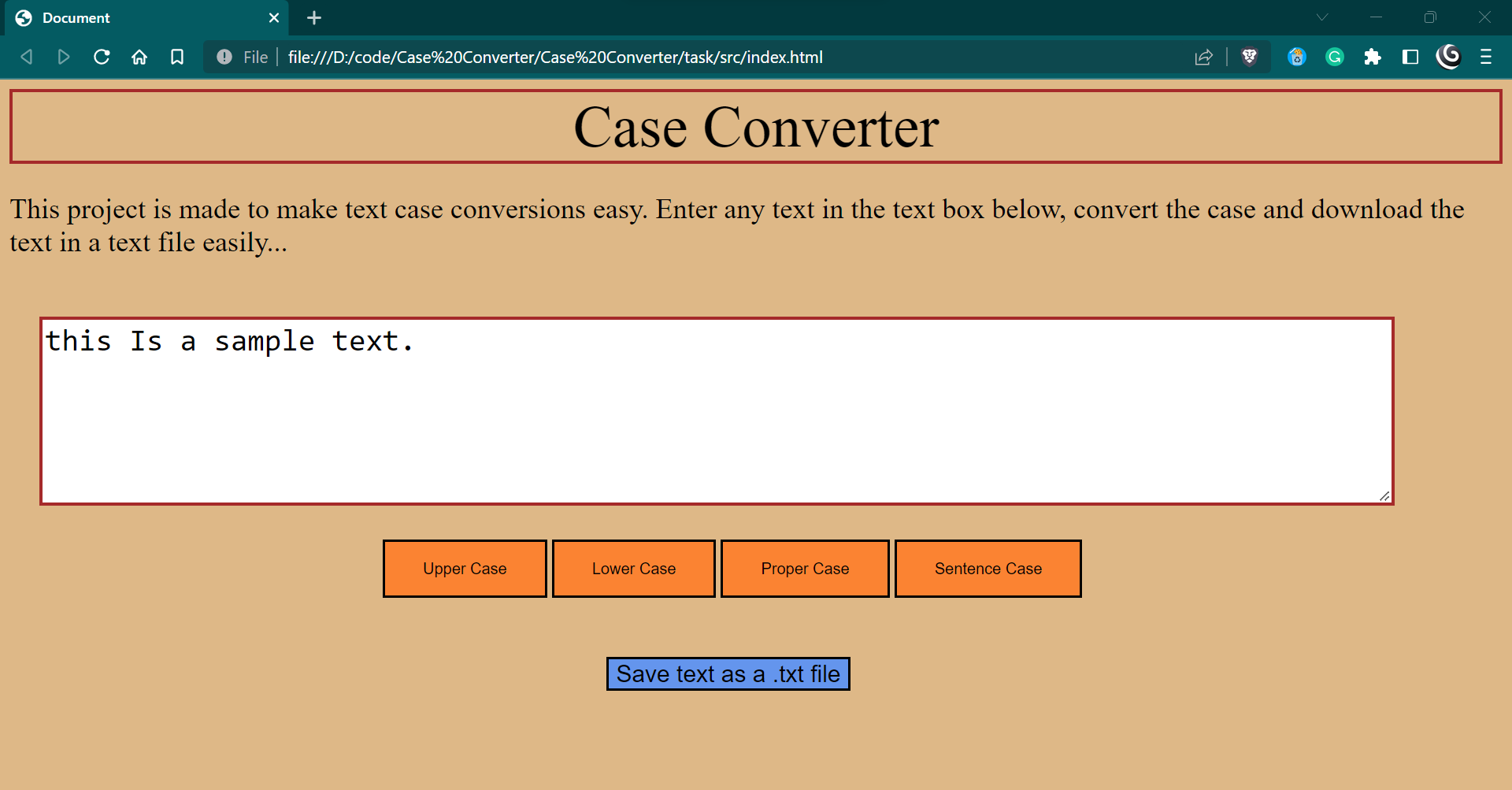 GitHub - aayushkabra1/CaseConverter