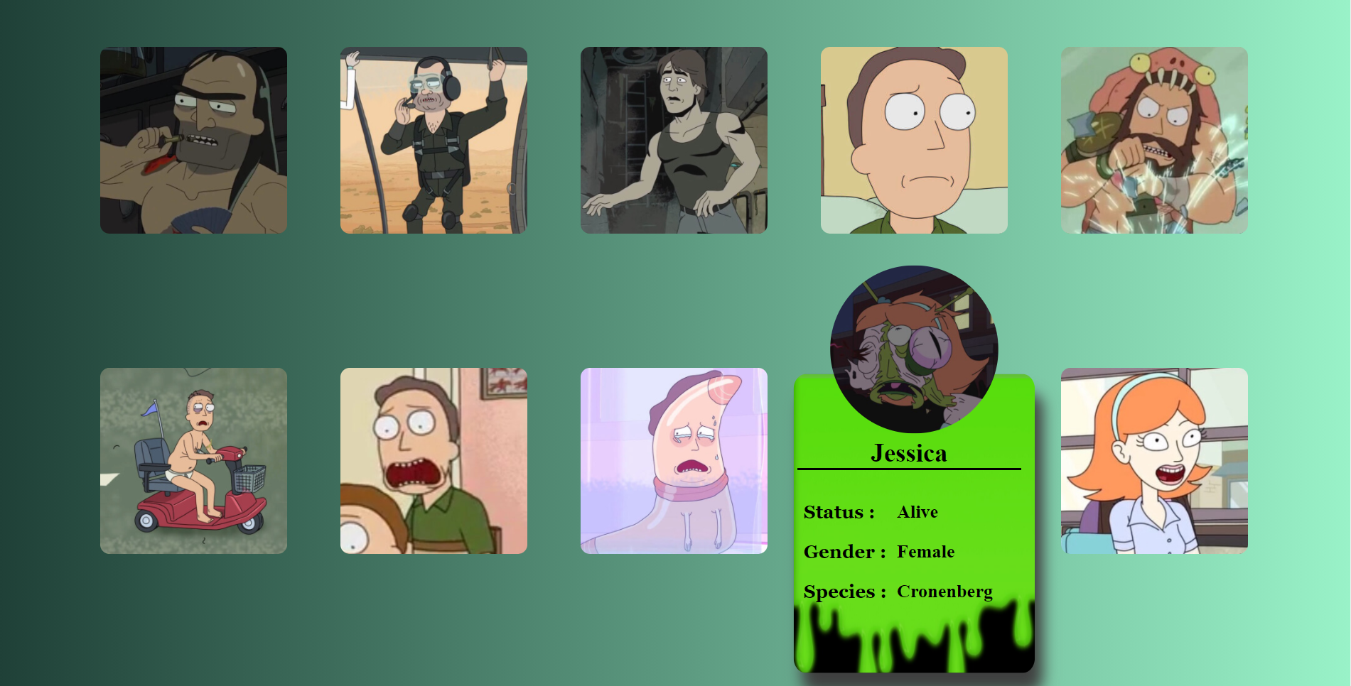 GitHub - HekarKET/Rick-and-Morty-Cast-Website: React project that uses the Rick and Morty API to ...