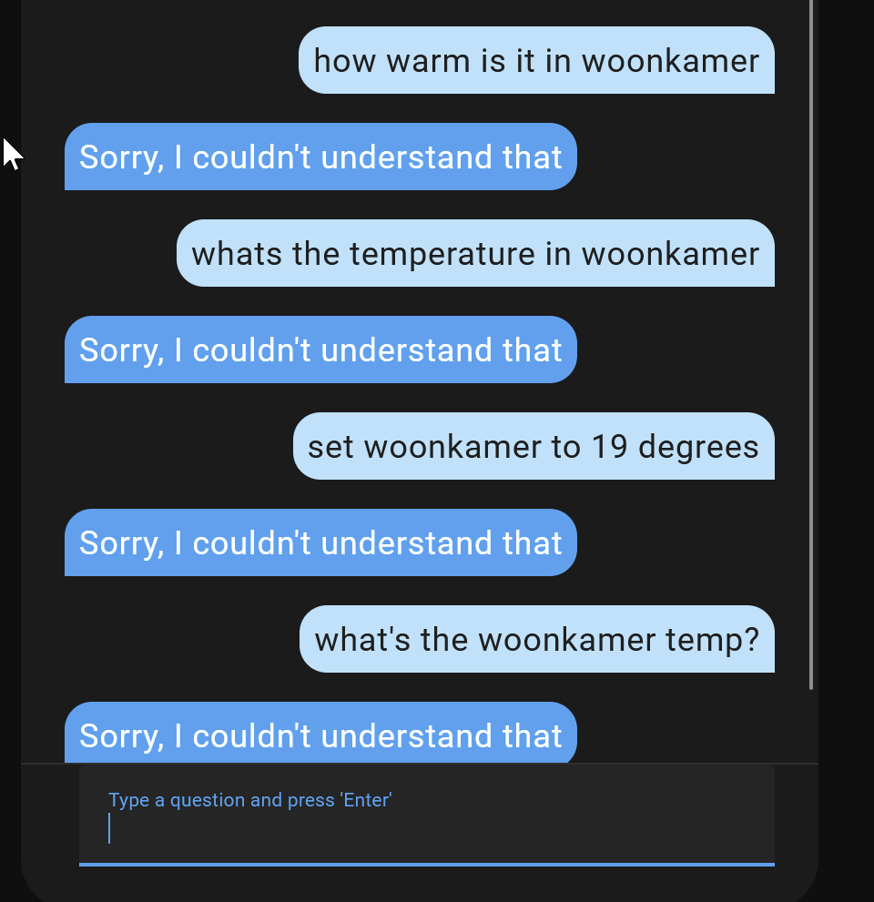 Intent Climatehassclimateget Settemperature Not Understood By Assistant · Issue 87210 