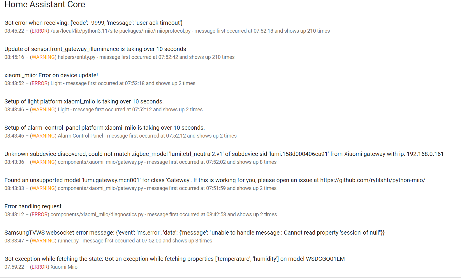 Double Aqara Switches not showing with Smart Home Hub 2 · Issue #96054 · home-assistant/core ...