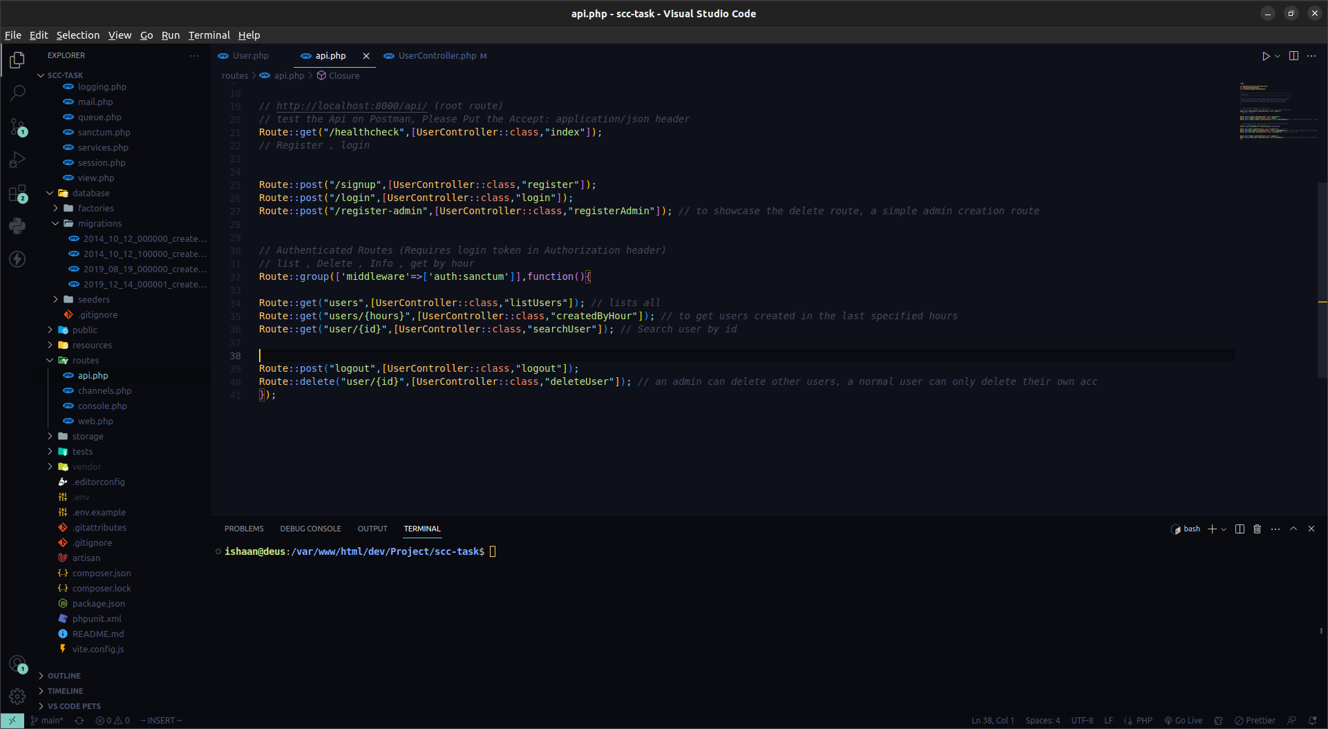 GitHub - ik04/Scc-Task: A User Auth Api made in Laravel for Scc 2023 recruitments (work in progress)
