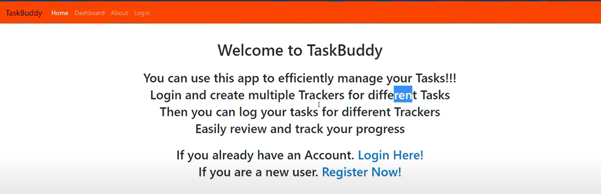 GitHub - KlrShaK/TaskBuddy: A webApp to help you track all your Tasks
