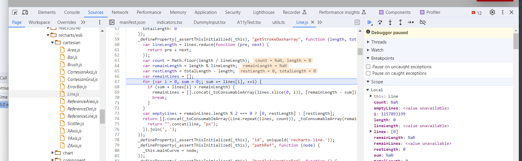 Risky code in getStrokeDasharray leads to infinite loop when strokeDasharray is '0' · Issue ...