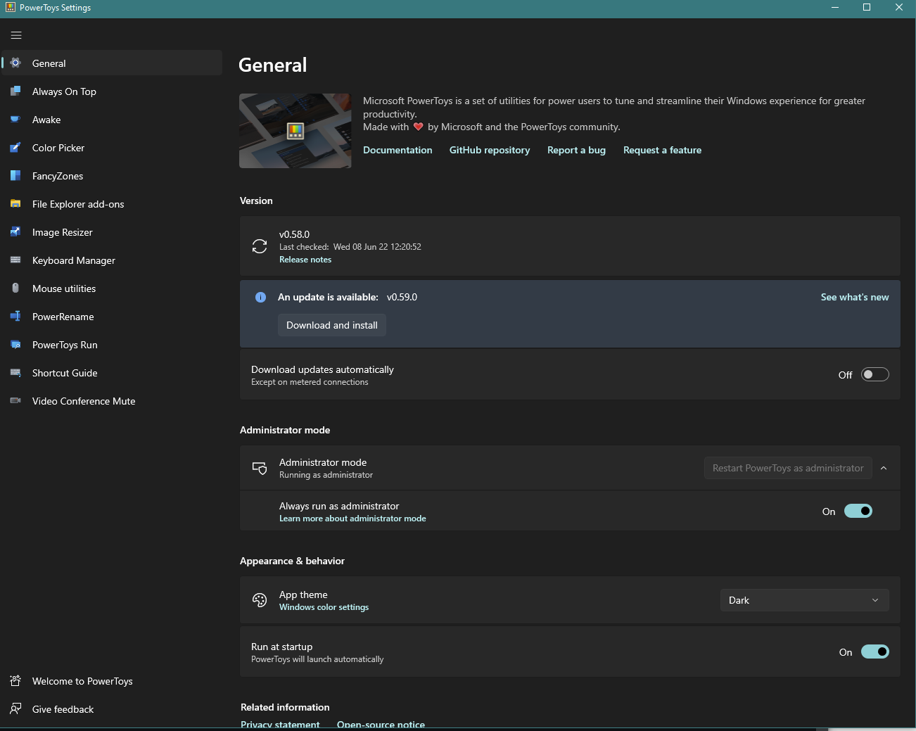 Video conference mute does not run i admin mode eventhough runnint ...