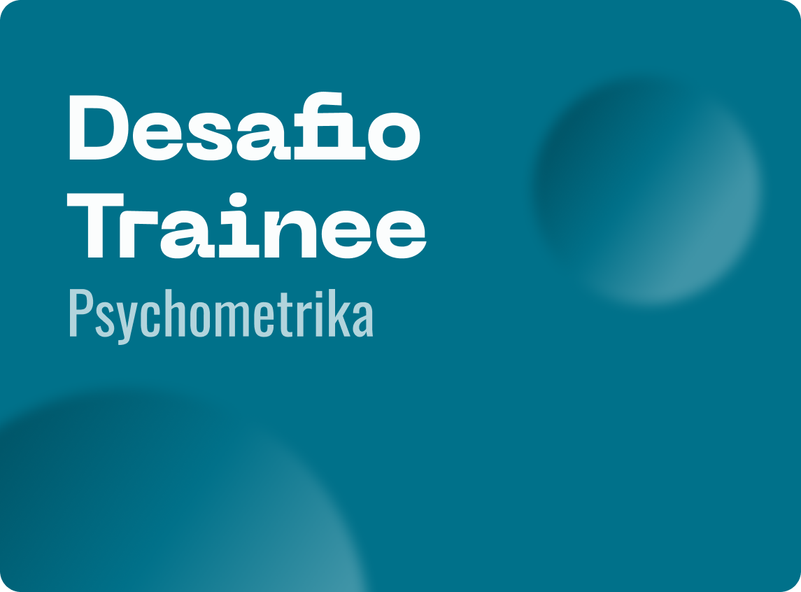 GitHub - Al3xsandro/Psychometrika: Desafio traineer Psychometrika :rocket: