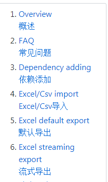 English documentation · Issue #194 · liaochong/myexcel · GitHub