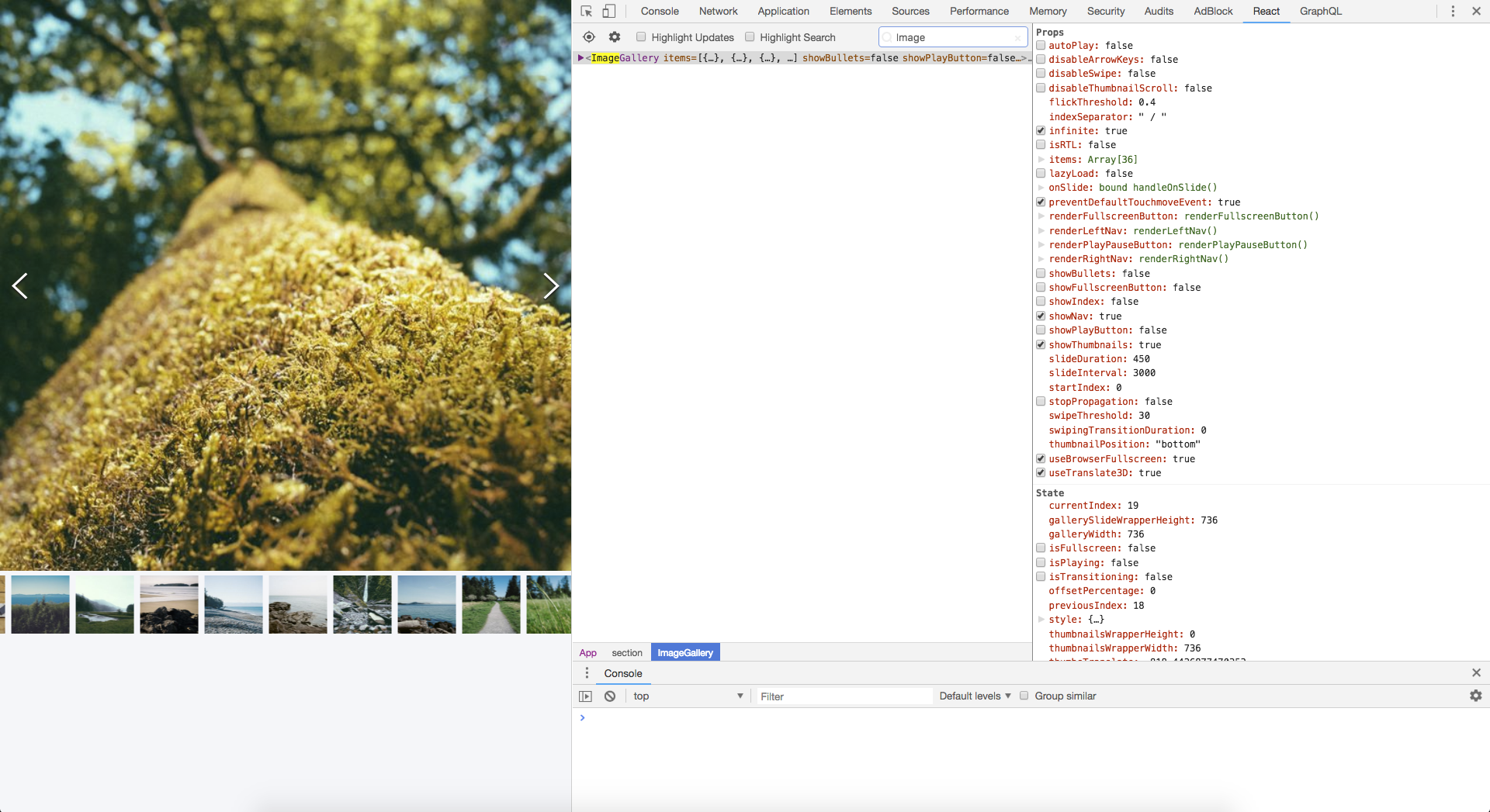 Thumbnails not aligned correctly when items.length changes · Issue #267 · xiaolin/react-image ...