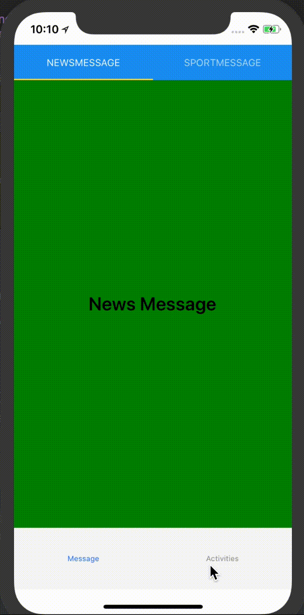 Screen Is Invisible After Switch Back In Nested Tab Navigator · Issue 7399 · React Navigation