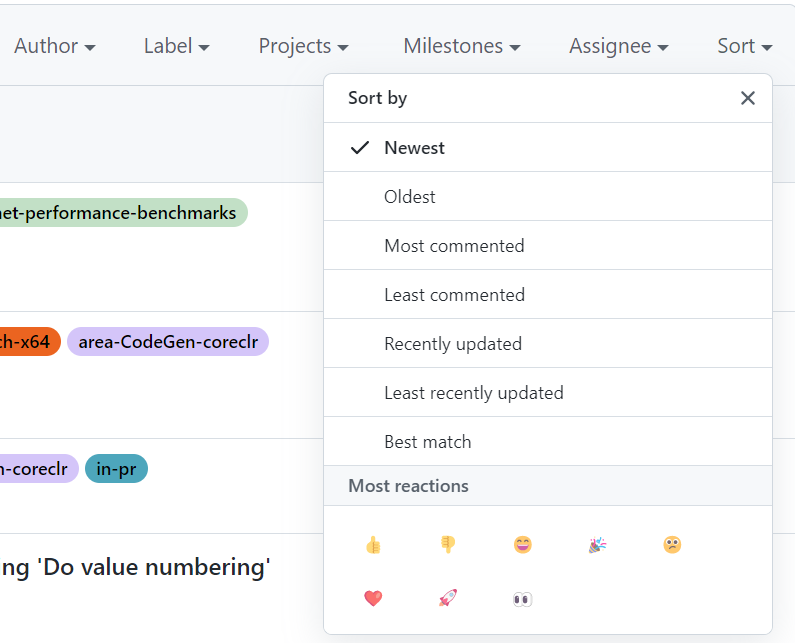 Enable sort by Assignee · community · Discussion #45831 · GitHub