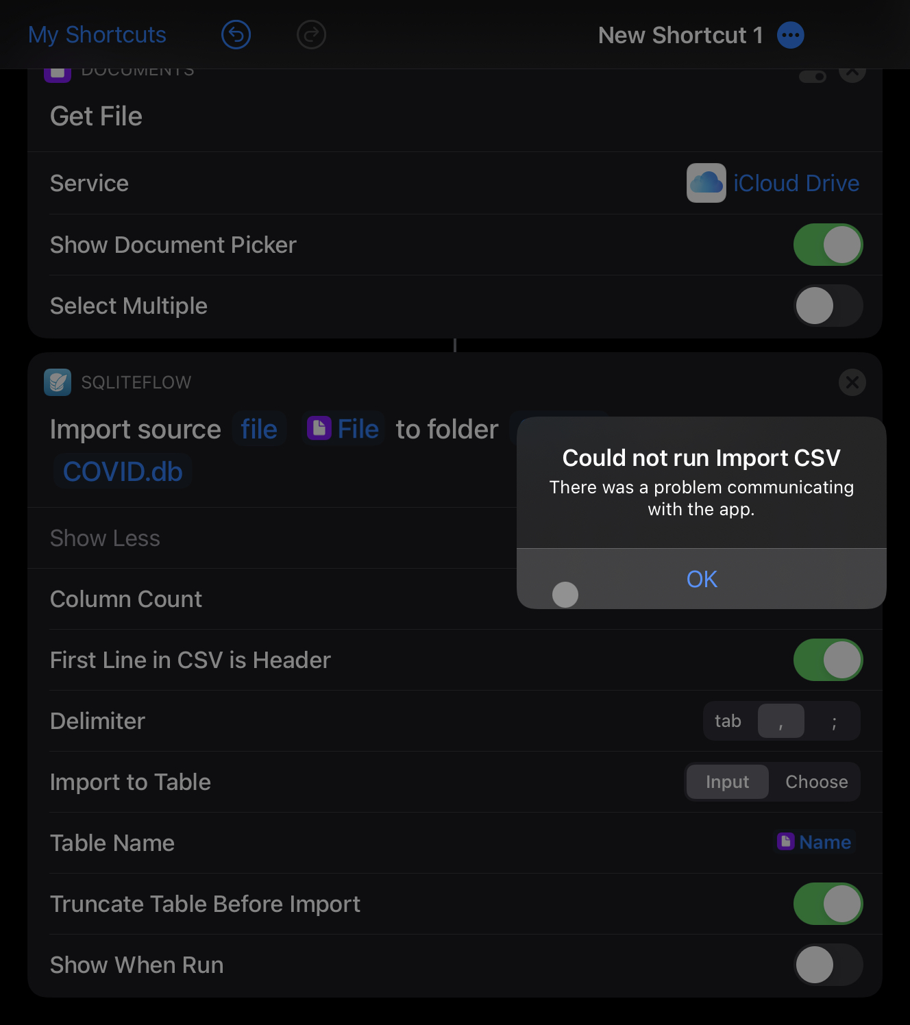 Shortcuts support · Issue #151 · SQLiteFlow/SQLiteFlow-Issues · GitHub