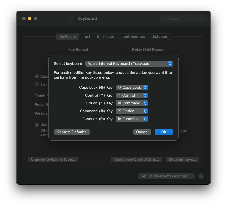 modifier keys changes on mac not handled correctly · Issue #157647 ...