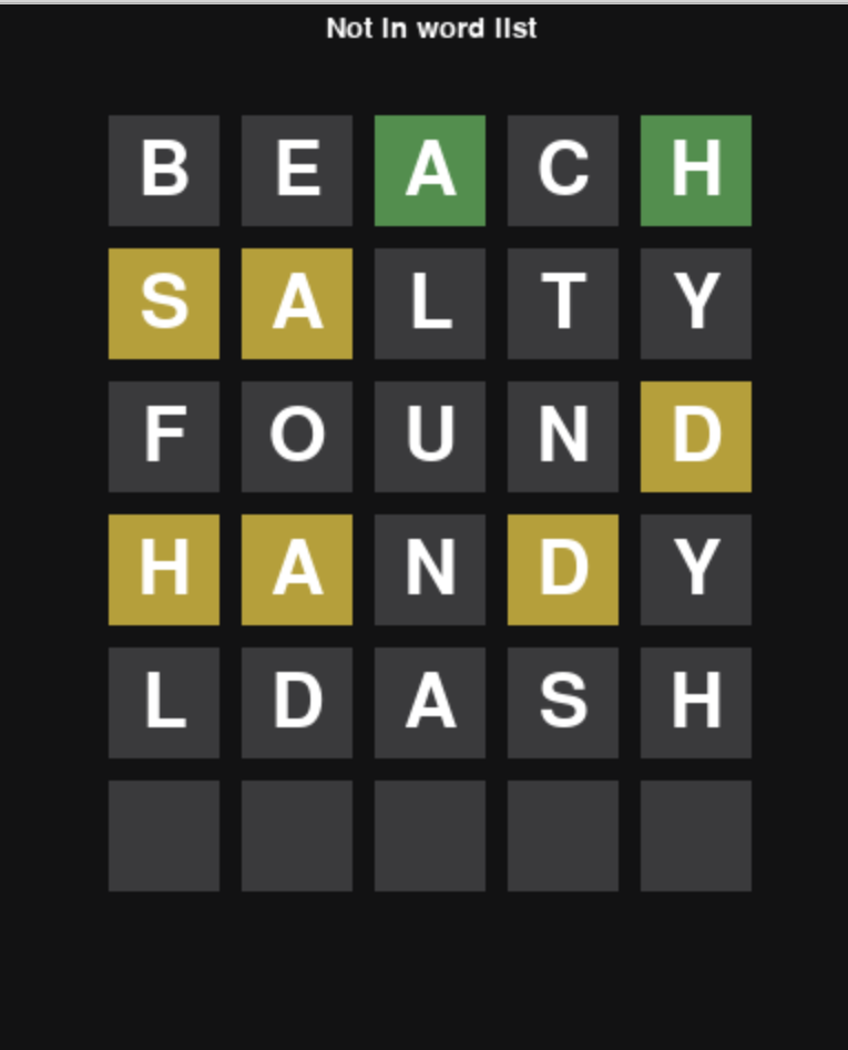 GitHub - jbrouwer5/Wordle: Recreated the popular NYT game in Python ...