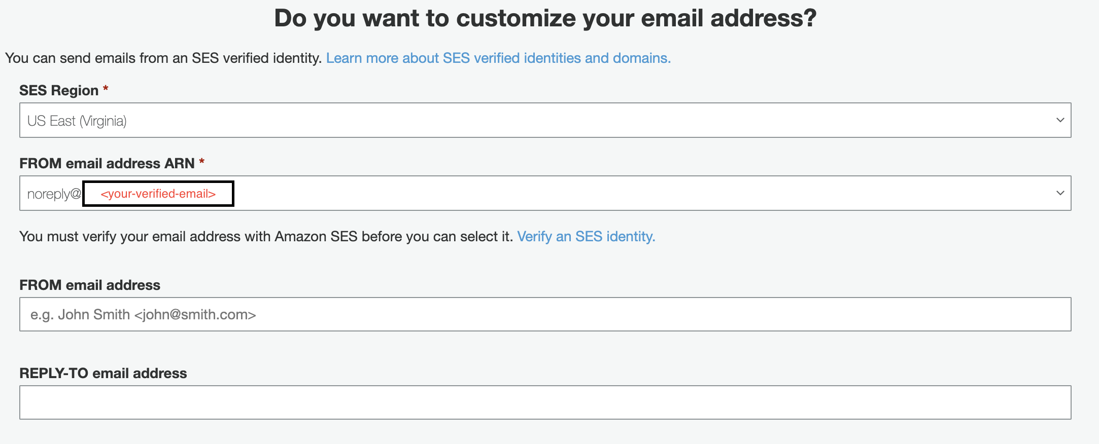 Configure Cognito verification email custom sender address · Issue #6985 · aws-amplify/amplify ...