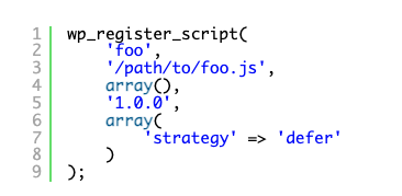 Use the new WP core method of adding defer/async to JavaScript assets · Issue #2268 ...