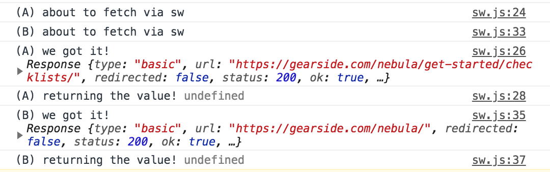 Fetch API in service worker fails on homepage even with domain whitelisted · Issue #173 ...