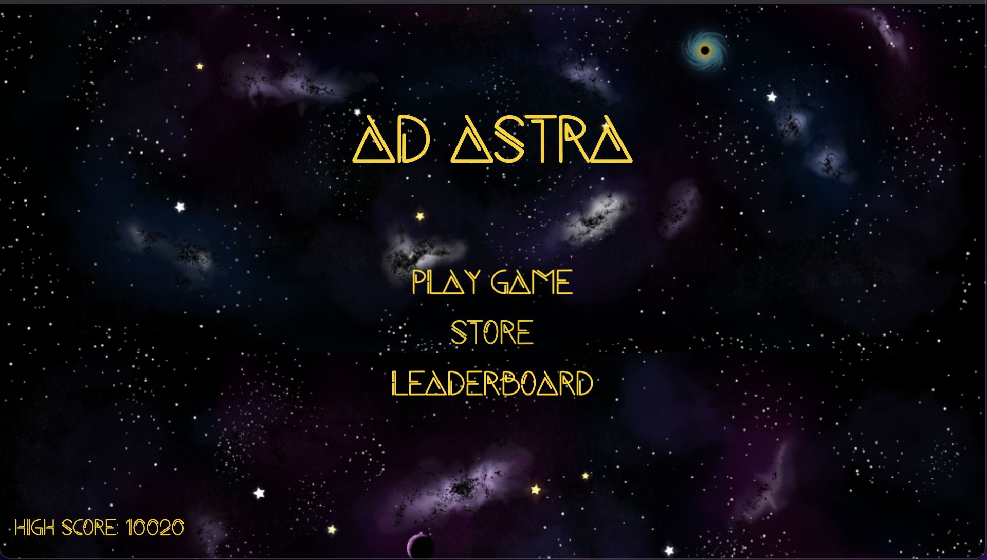 GitHub - MertAtakanOnrat/AdAstra: A Space Game designed with Unity and C#