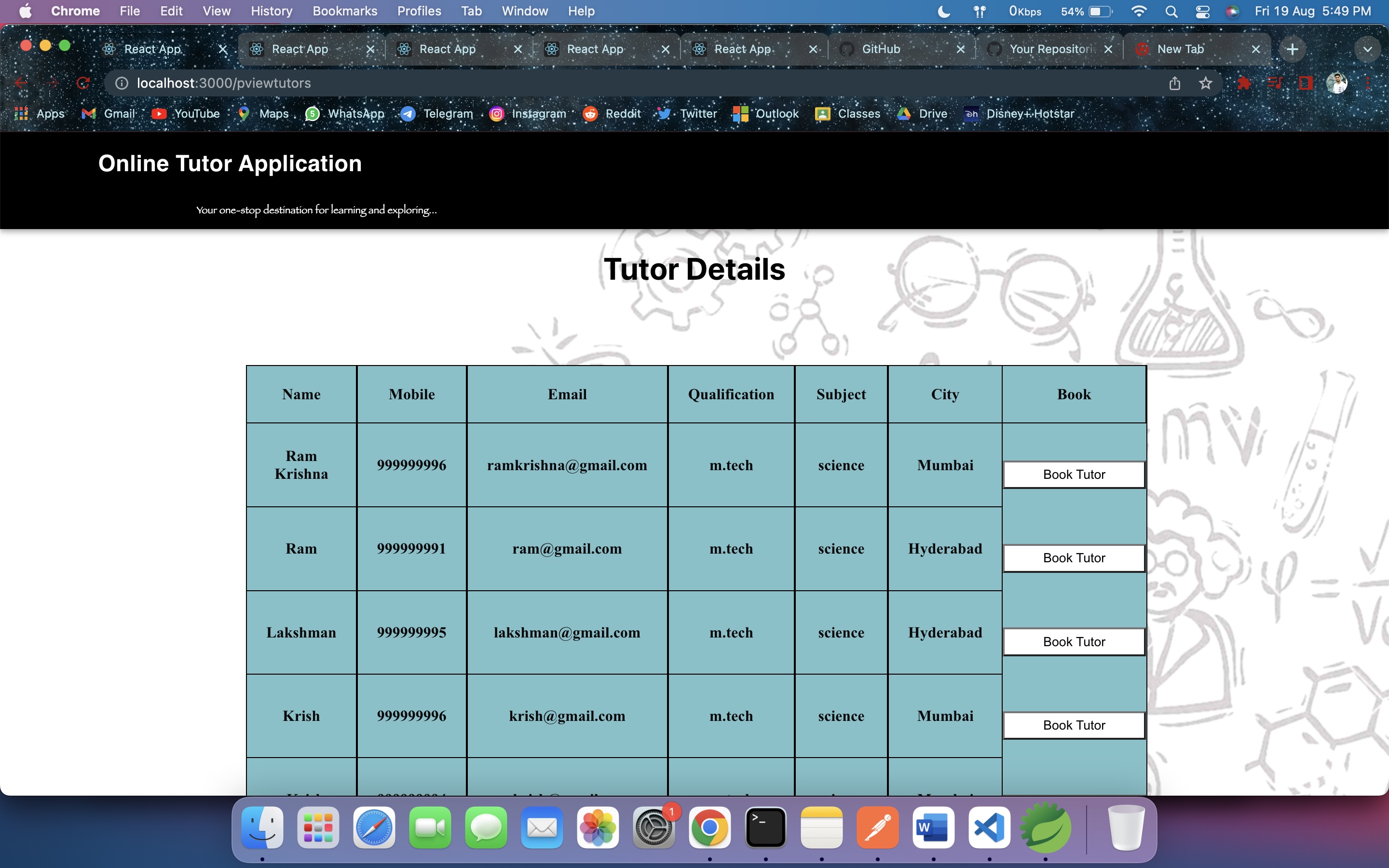 GitHub - imkingofuniverse/TutorBookingReactJS