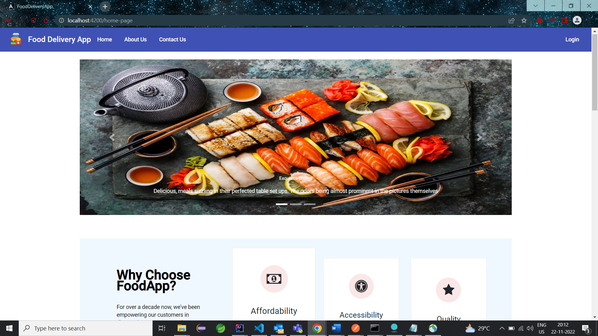 GitHub - imkingofuniverse/FoodDeliveryApplicationAngular