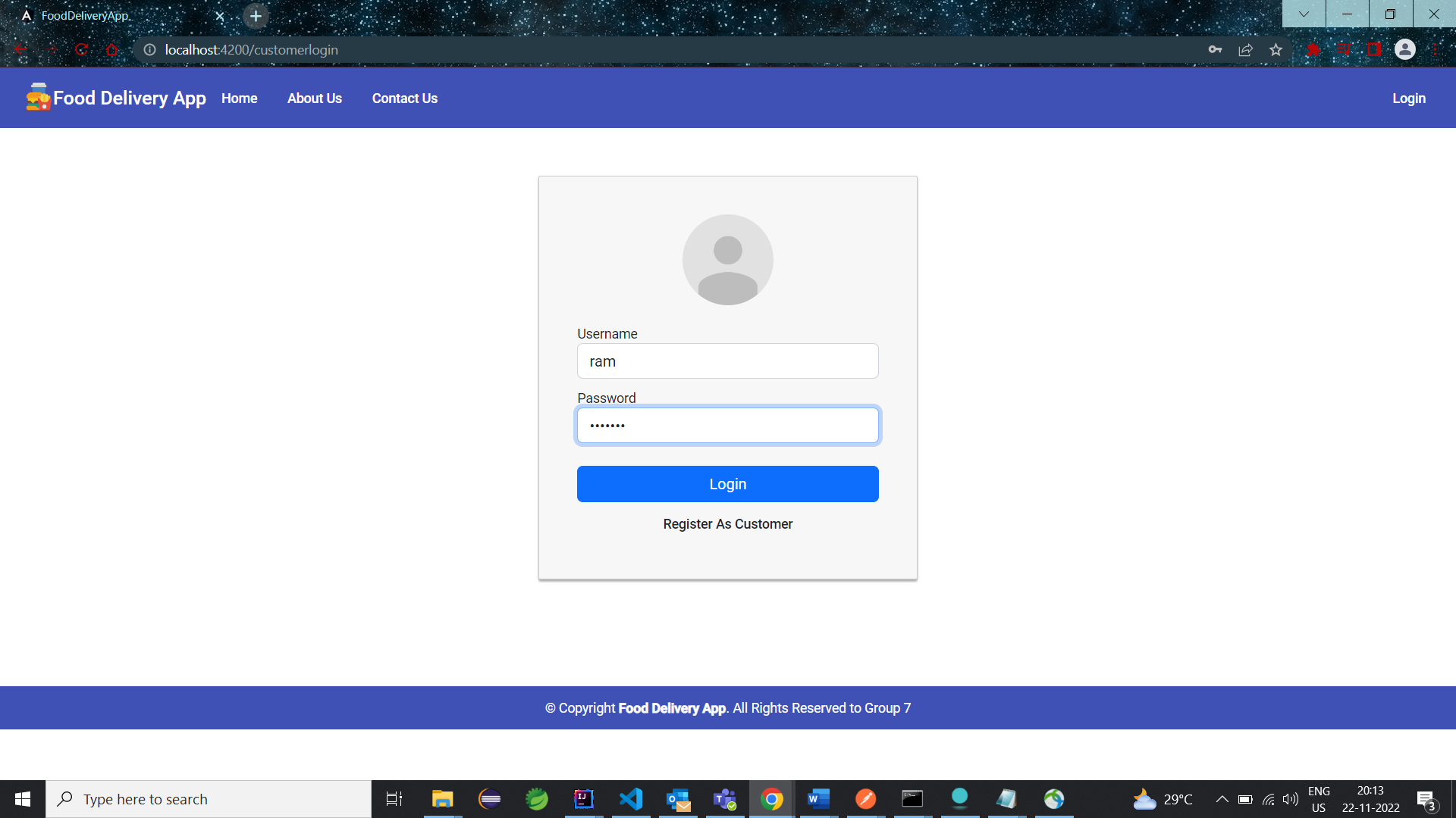 GitHub - imkingofuniverse/FoodDeliveryApplicationAngular