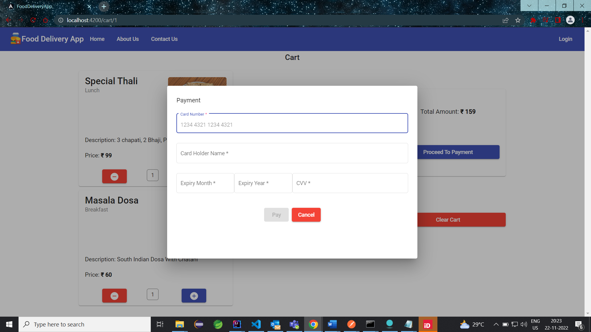 GitHub - imkingofuniverse/FoodDeliveryApplicationAngular