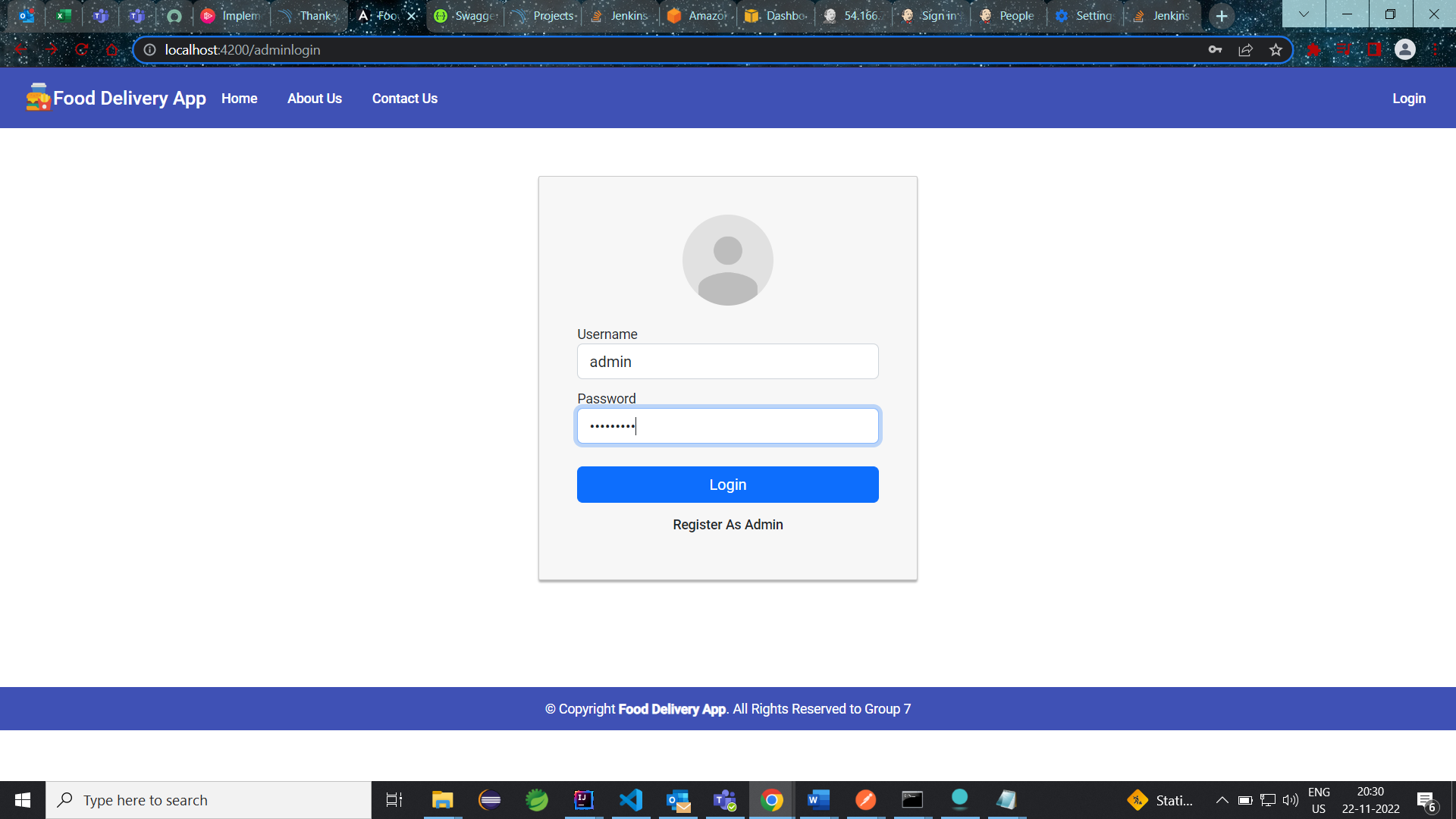 GitHub - imkingofuniverse/FoodDeliveryApplicationAngular