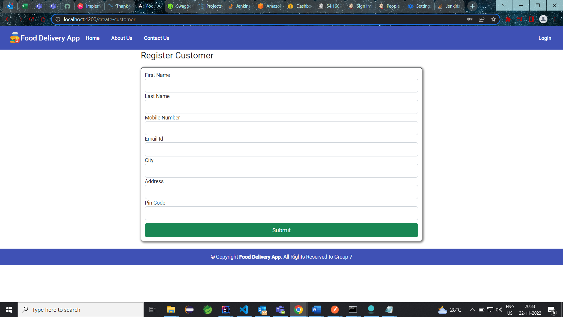 GitHub - imkingofuniverse/FoodDeliveryApplicationAngular