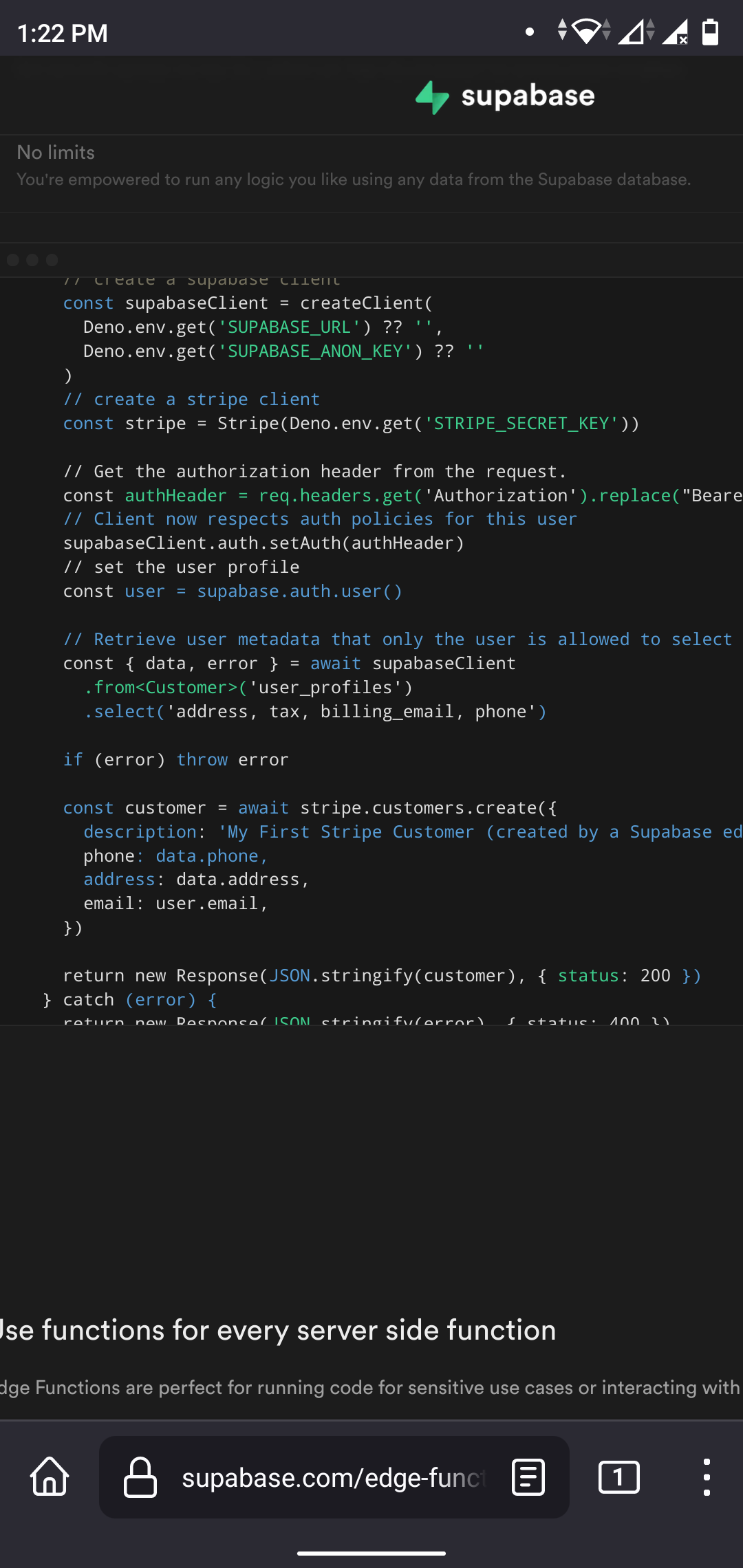 An UI problem at https://supabase.com/edge-functions · Issue #8039 · supabase/supabase · GitHub
