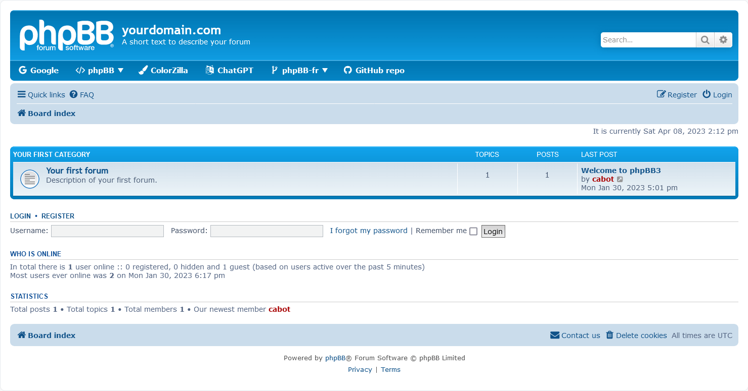 GitHub - cabot/buttonmenu: Button menu extension for phpBB 3.2.x/3.3x