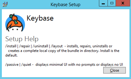 Windows Client - Silent installation pops ups windows · Issue #7331 · keybase/client · GitHub