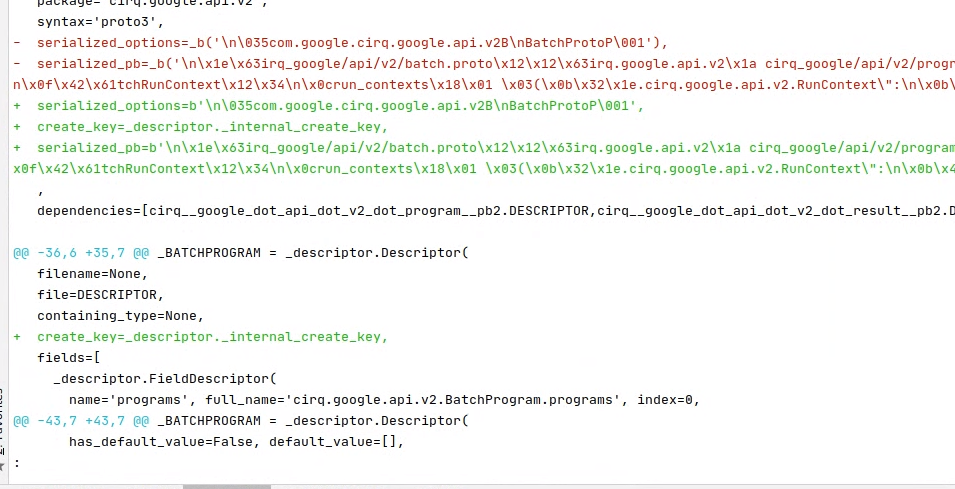 Resolve proto DeprecationWarnings · Issue #4161 · quantumlib/Cirq · GitHub