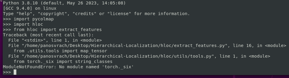 hloc error installation · Issue #2065 · nerfstudio-project/nerfstudio · GitHub