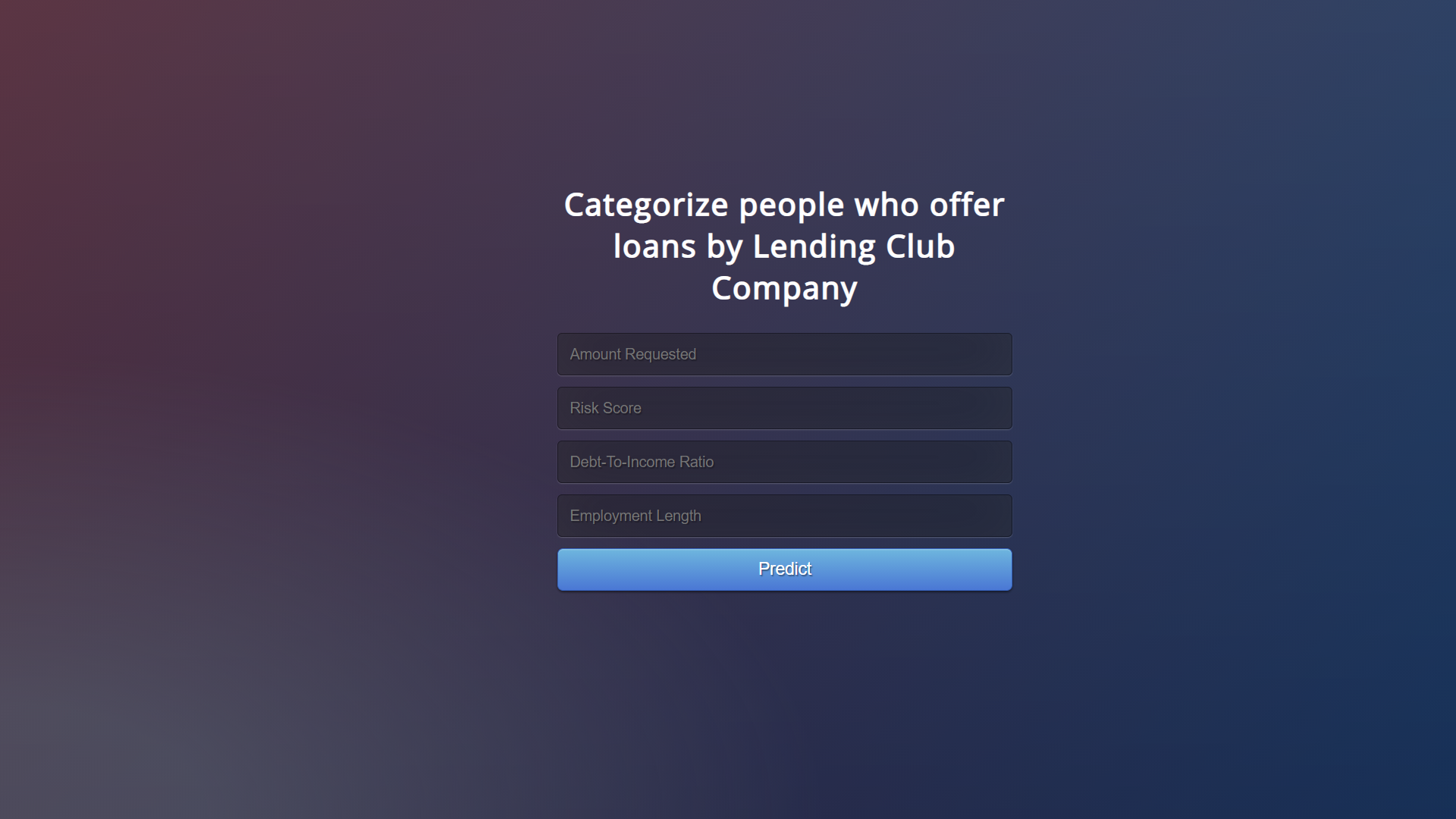 GitHub - mukund-sojitra/lending-club-web-app