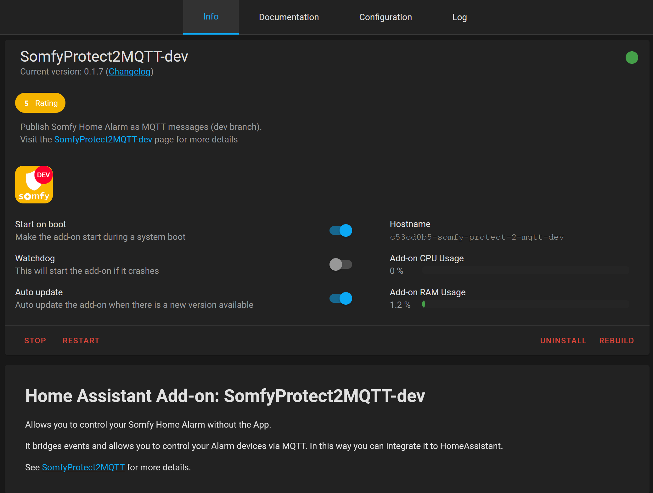 Alarm fired! · Issue #6 · Minims/SomfyProtect2MQTT · GitHub