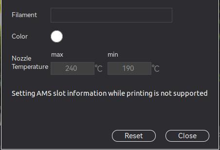 Allow changing not used AMS slots settings while printing · Issue #1700 · bambulab/BambuStudio ...
