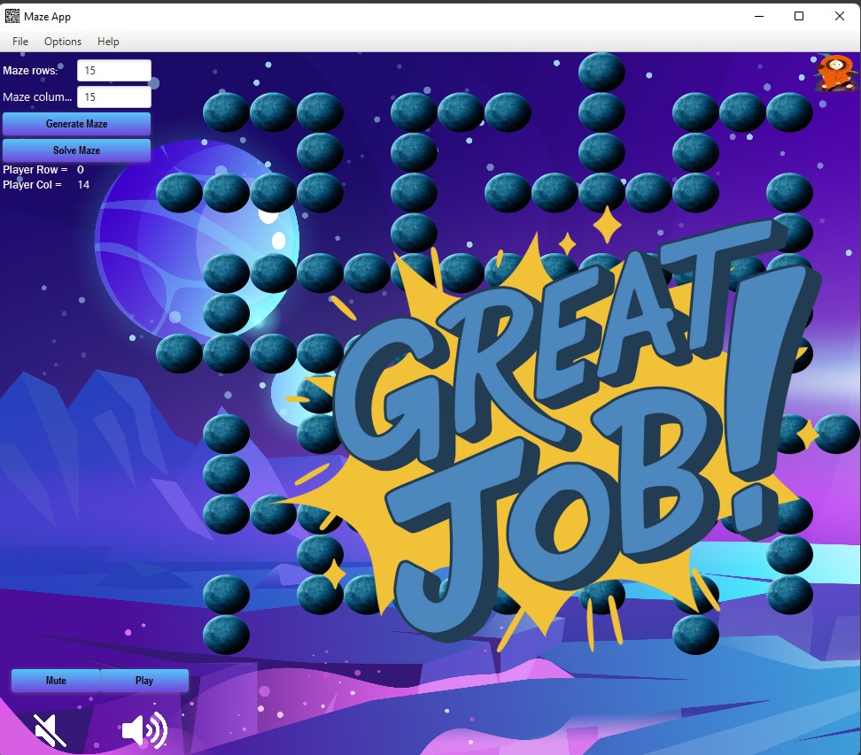 GitHub - idolou/Maze-Application: Built using JAVA and Javafx. Used search algorithms, design ...
