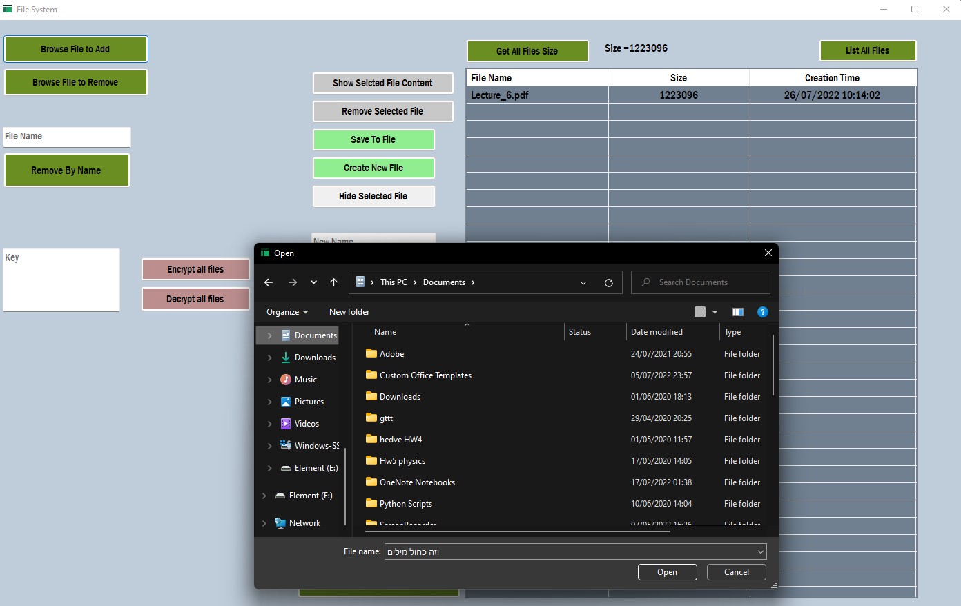 GitHub - idolou/Thread-Safe-FIle-System-Application: File System Written on C# Windows Form App